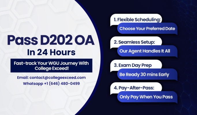 250 WGU D202 OA Questions and Answers OA Exams